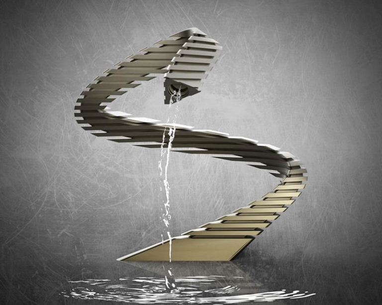 Snake faucet by Giacomini Design draws eyes in any kitchen