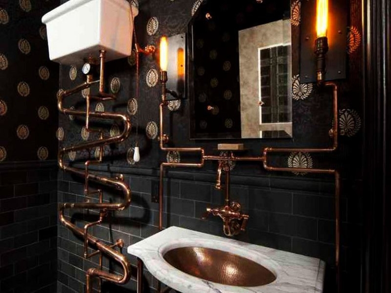 7 Steampunk Bathroom Ideas - How to Steampunk Your Bathroom