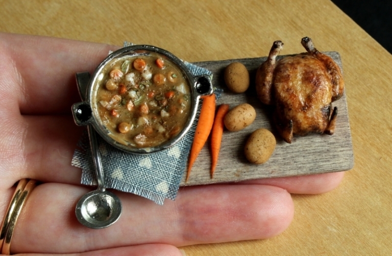 Artist Creates Mouth-Watering Miniature Food Art From Clay