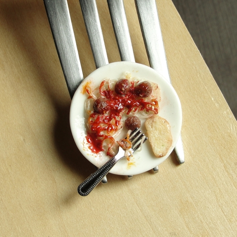 Artist Creates Mouth-Watering Miniature Food Art From Clay