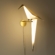 Bird-shaped Origami Paper Lamps by Umut Yamac
