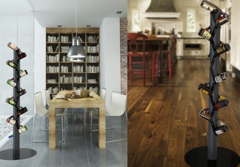 Vine freestanding Rack Display Your Favorite Bottles of Wine in Style