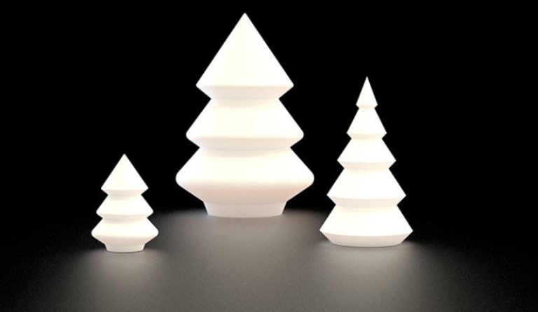 Tree-shaped Alba lamp creates beauty out of light and shadow