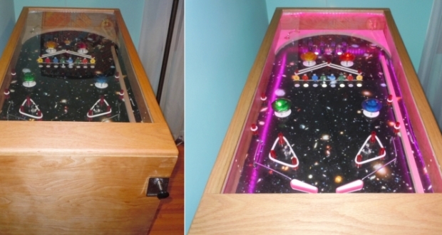 DIY Arduino-powered pinball machine