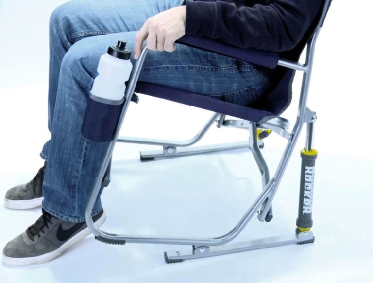 Kick back and sway on any terrain with Freestyle Rocker Chair
