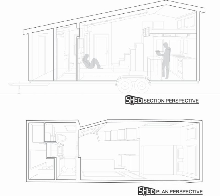 Modern Tiny House on Wheels with Space-Saving Interiors