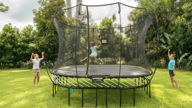 World’s first smart trampoline keeps kids and busy mums healthy