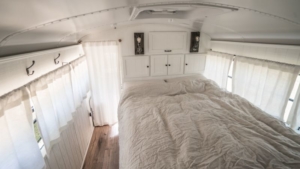 German couple Transforms Old Bus into Mobile Home