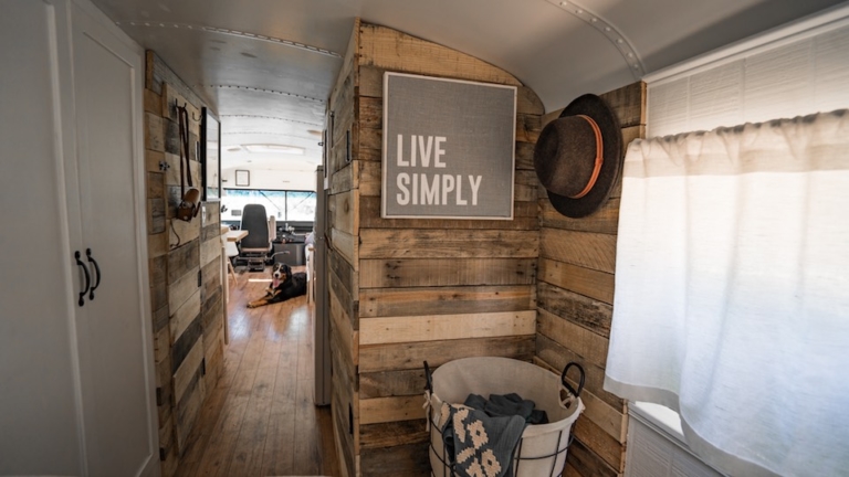 German couple Transforms Old Bus into Mobile Home