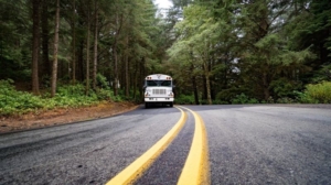 German couple Transforms Old Bus into Mobile Home