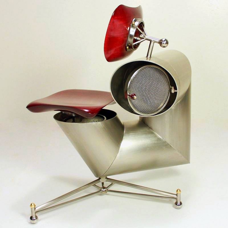 Purple Gen Chair is Crafted From Old Electric Generator Tubing