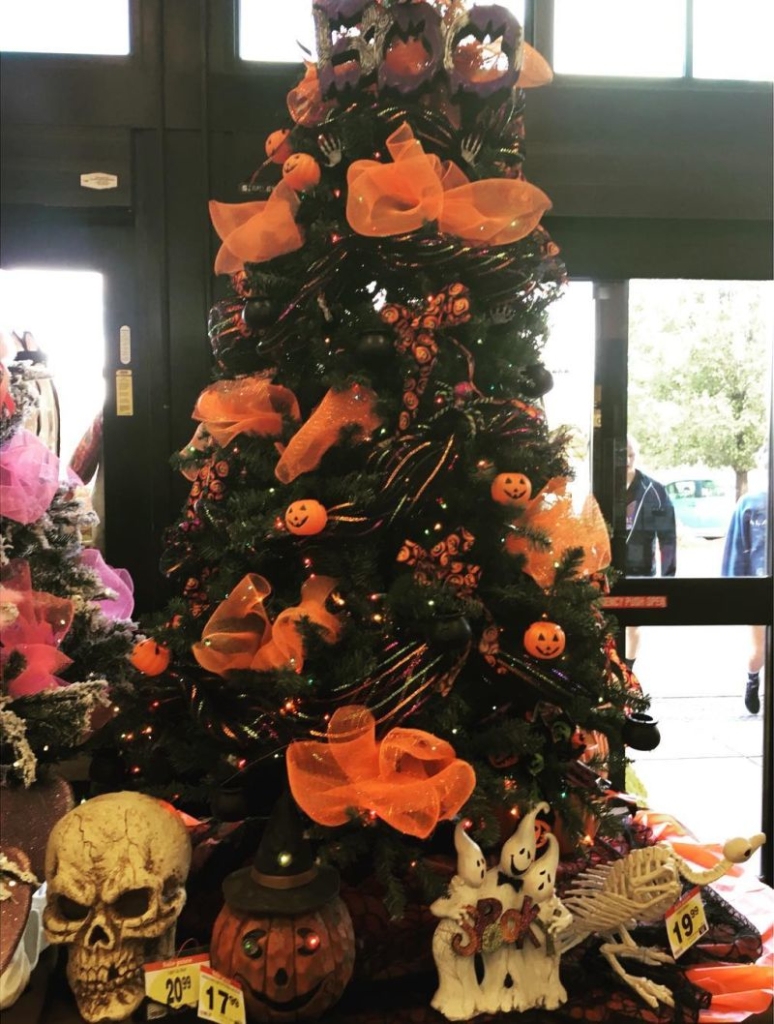 Halloween Christmas trees for spooky decorations this holiday season