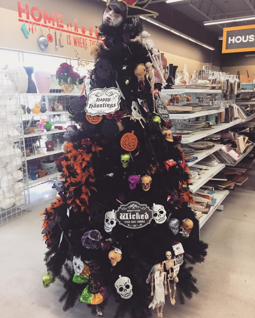Halloween Christmas trees for spooky decorations this holiday season