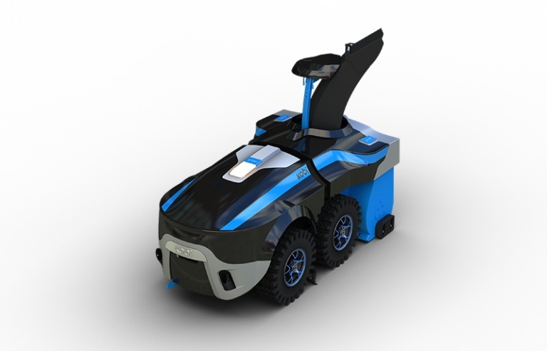 Kobi Robot = Lawn Mower + Snow Plough + Leaf Blower! - Homecrux