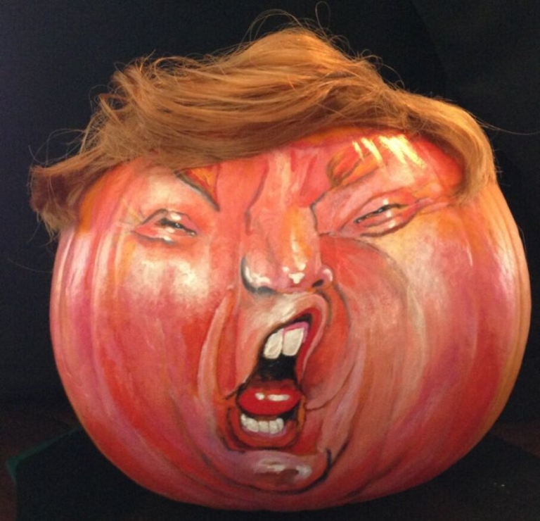 Make your Halloween spooky with 'Trumpkins'