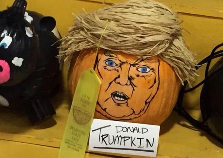 Make your Halloween spooky with 'Trumpkins'