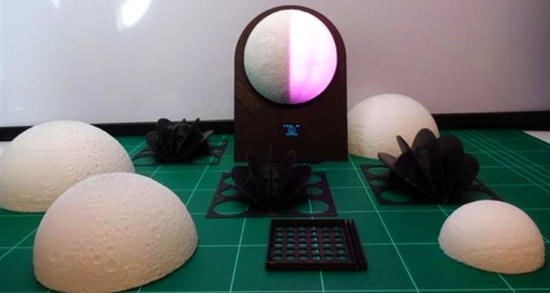 Start Your Next Lunar Rave With 3d Printed Moon Phase Clock