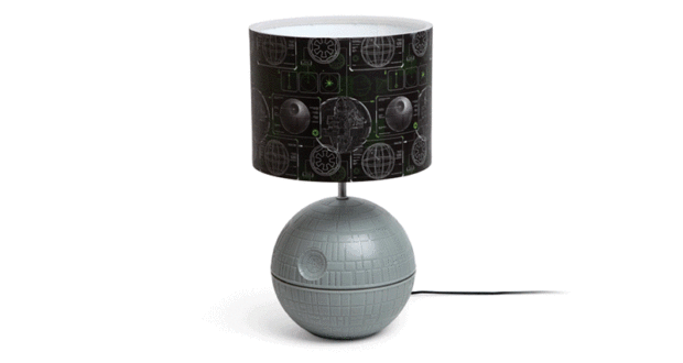 Brighten up your dark side with glowing Death Star Desk Lamp