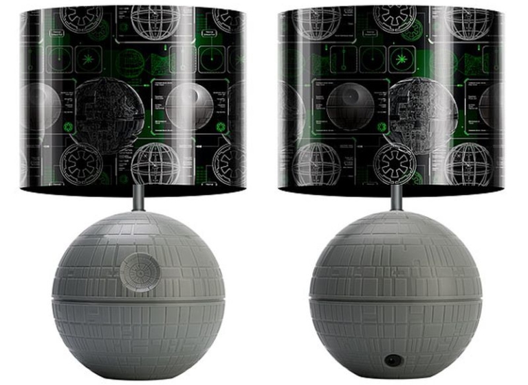 Brighten up your dark side with glowing Death Star Desk Lamp