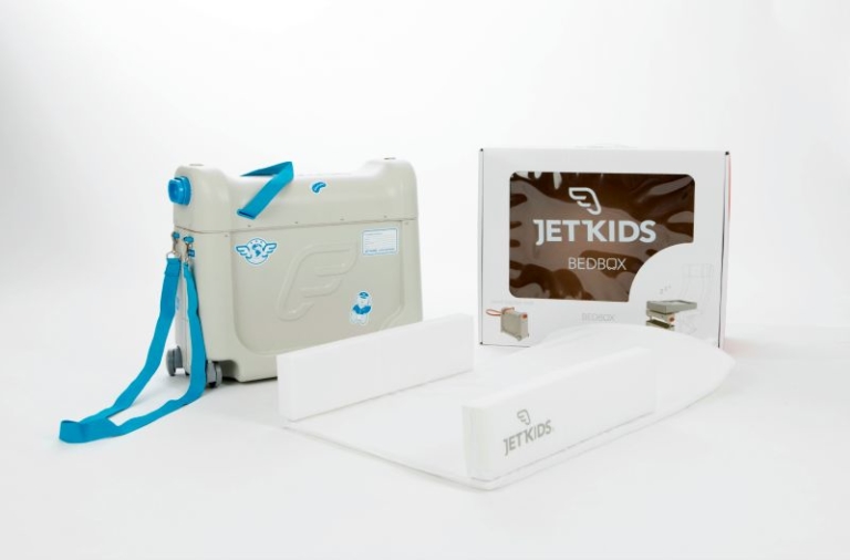JetKids BedBox: Ride-on suitcase & comfy in-flight bed for kids
