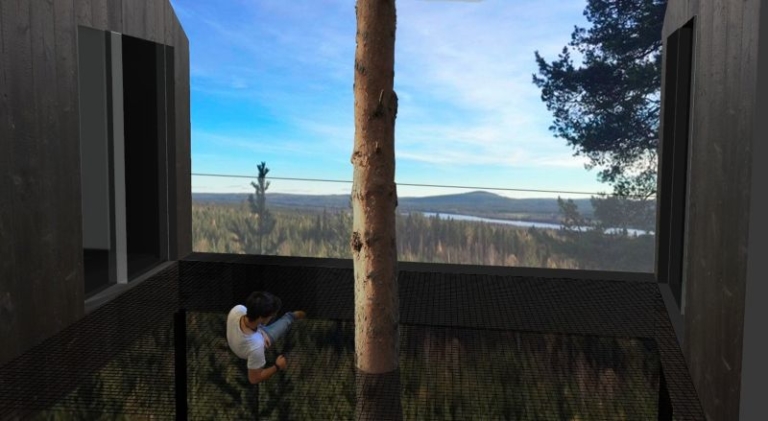 The 7th Room Treehouse in Sweden Stands 10-Meter Above the Ground