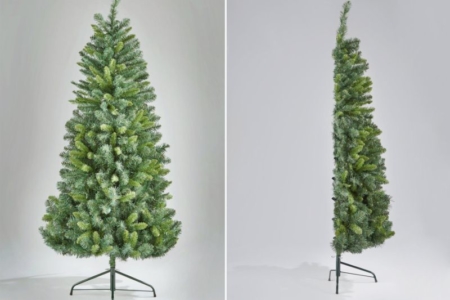Half Christmas Tree: The Hottest Trend This Holiday Season