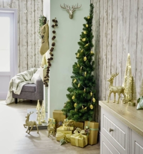 Half Christmas Tree: The Hottest Trend This Holiday Season