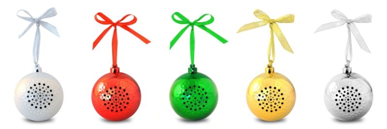 Make your Christmas tree sing with this ornamental Bluetooth speaker