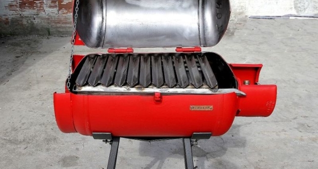 Whip up a range of delicious grilled recipes with this upcycled BBQ ...