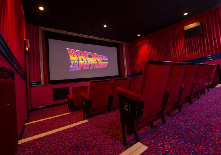 Movie buff creates nostalgic ABC cinema theatre in his garden