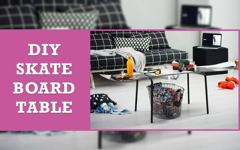 How to make snowboard table at home