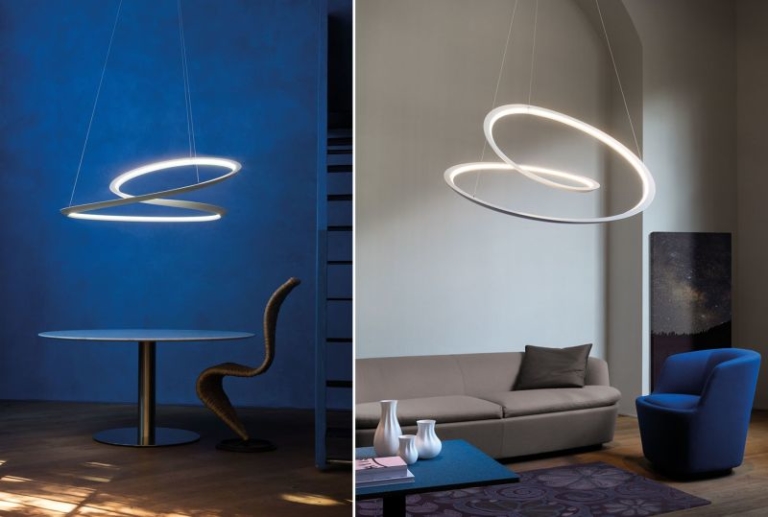 Mobius Strip-inspired lamp by Arihiro Miyake is fun and stylish