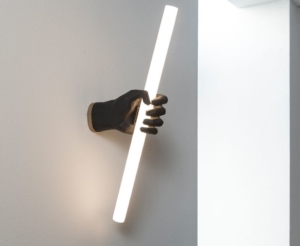 3D Printed Fist Lamp by Das Happy Medium adds character to your home