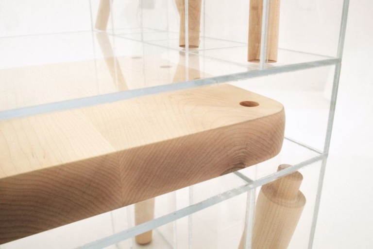 Exploded Chair by Joyce Lin looks like it is breaking apart