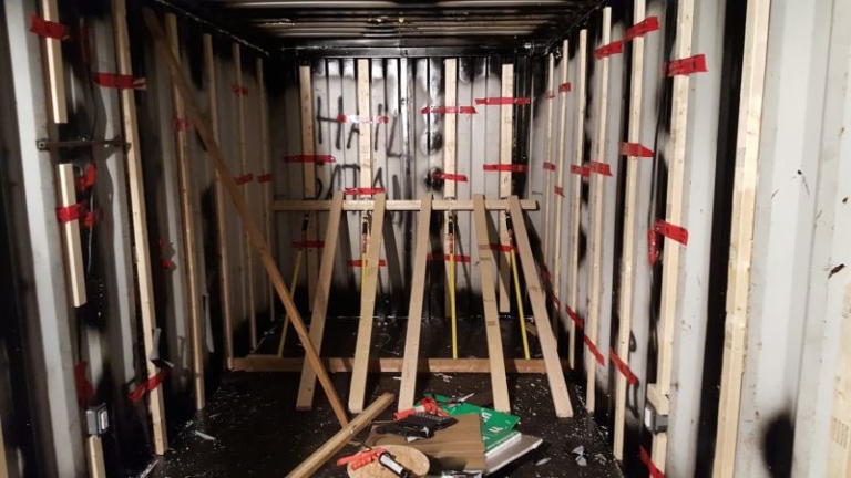 Shipping Container Transformed into Underground Party Bunker - DIY