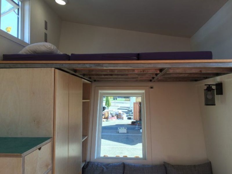Wedge off-grid tiny-house-on-wheels leaves no traces behind