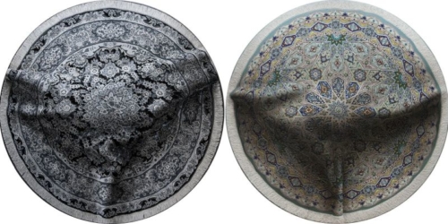 These decorative rugs are hiding something underneath themselves