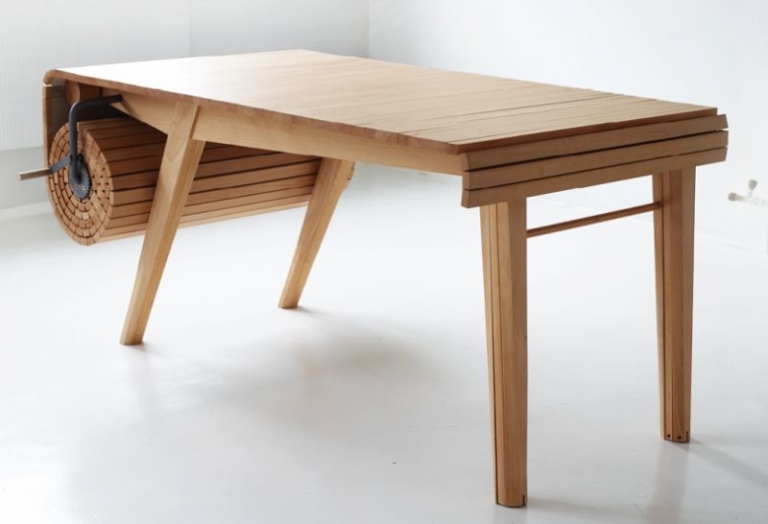 ‘Roll-Out’ table extends three times its orignal size