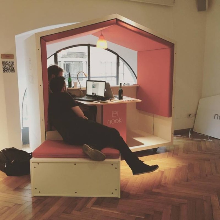 Nook Pod is movable privacy solution for modern workplace