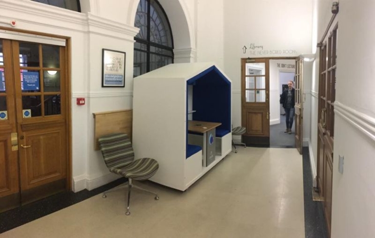 Nook Pod is movable privacy solution for modern workplace