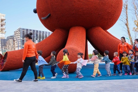 Shenzhen’s larger-than-life octopus playground for both kids and grownups