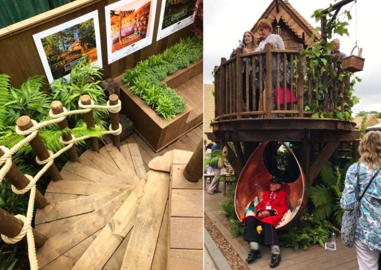 Blue Forest’s exquisite treehouse turns eyeballs at Chelsea Flower Show