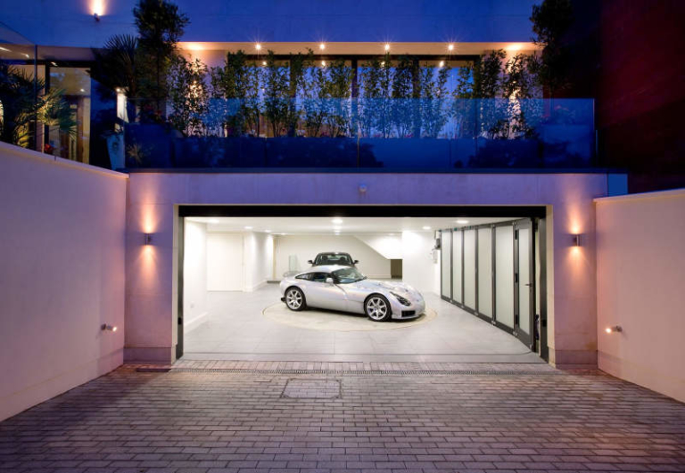 Car turntable is high-end parking solution for cramped spaces