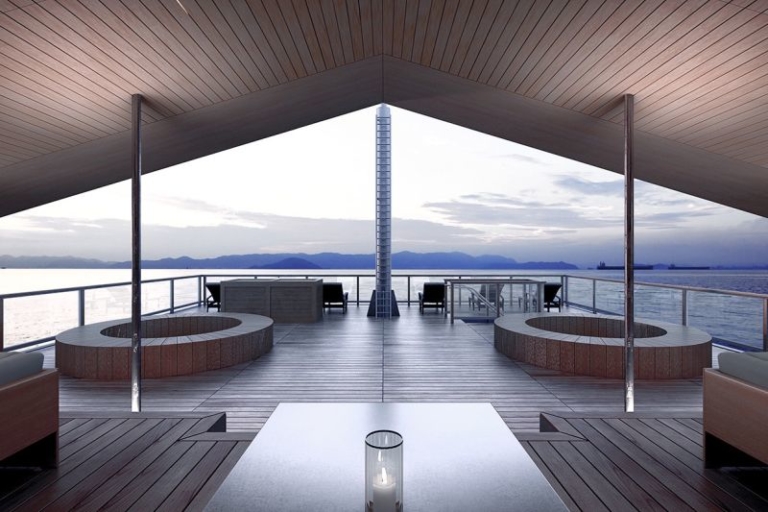 Experience the exotic Setouchi Inland sea with Guntu floating hotel