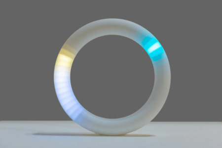 Aurora-light clock - a new way to keep track of the time