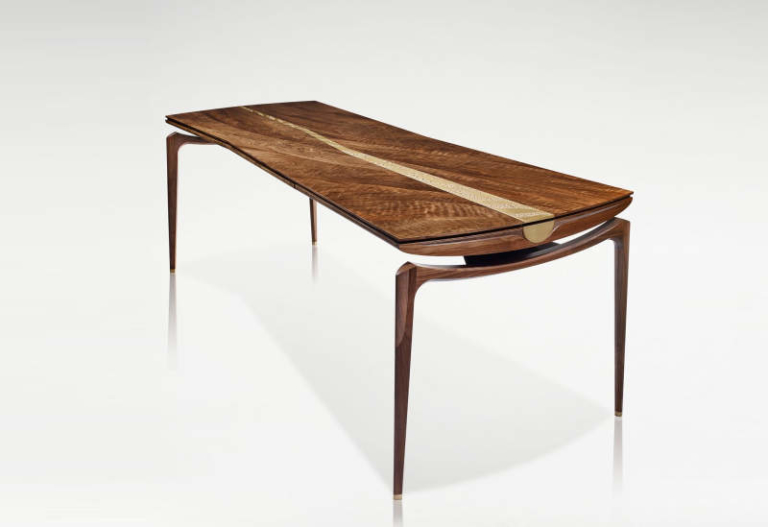 Linley Fulbeck Desk Crafted From 400-Year-Old Walnut Tree