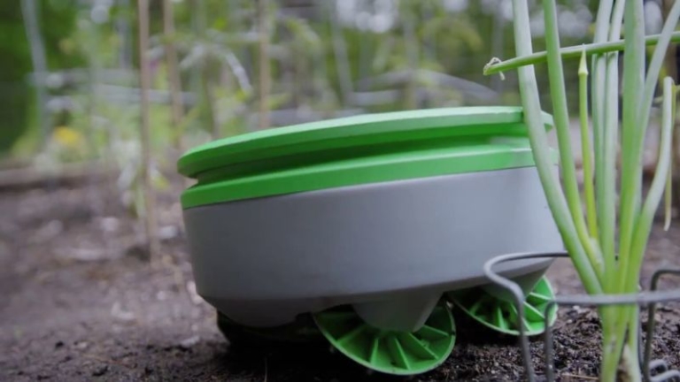 Tertill solar-powered weeding robot for your garden