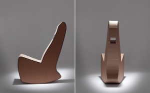 Nook designs innovative Cardboard Rocking chair