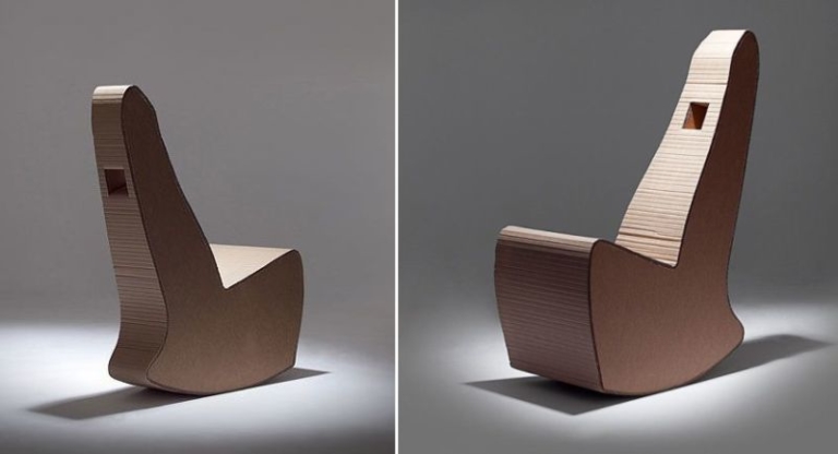 Nook designs innovative Cardboard Rocking chair
