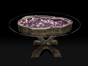 Beautifully Designed Geode Tables by Lawrence Stoller